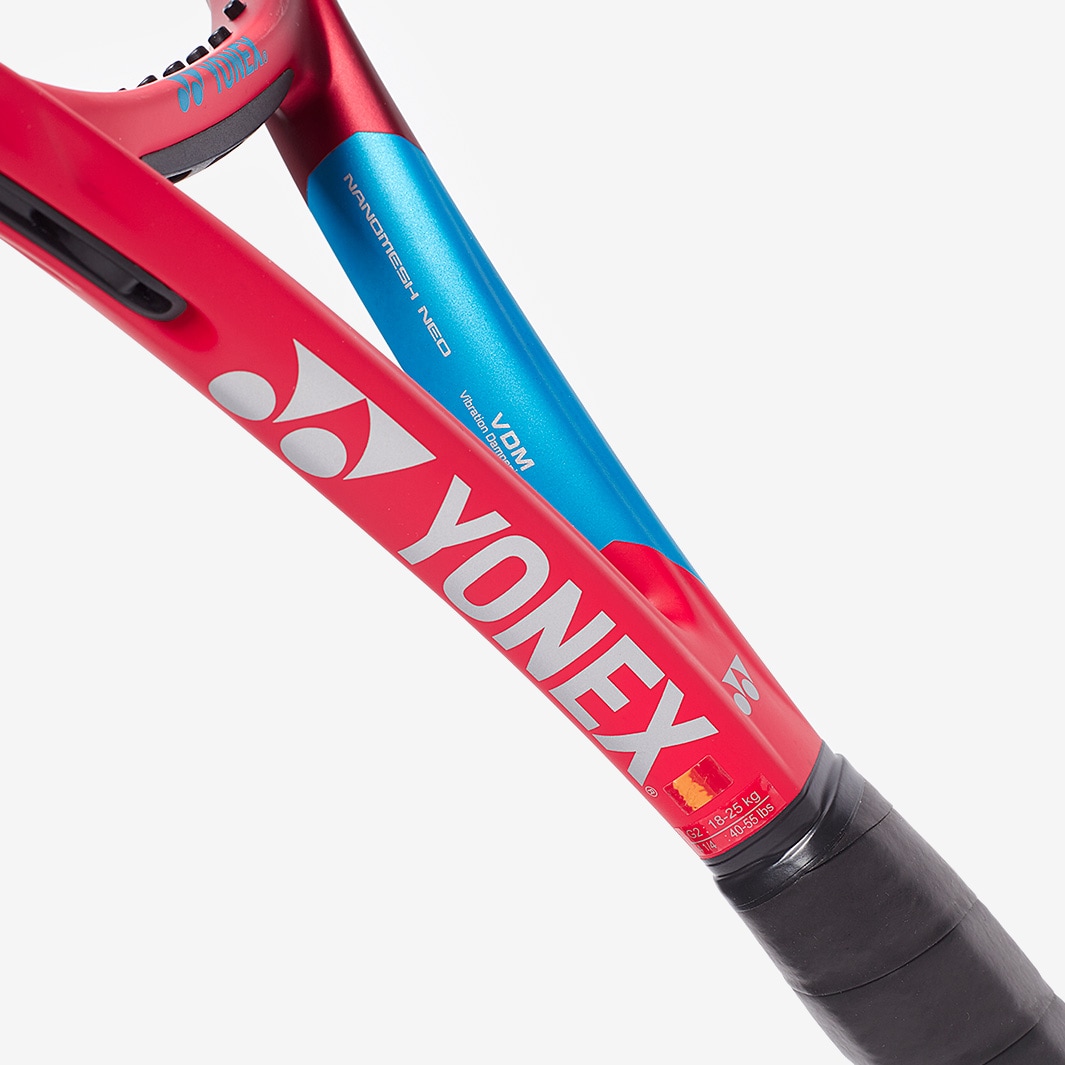 Yonex Vcore 100 Feel - Tango Red - Mens Rackets