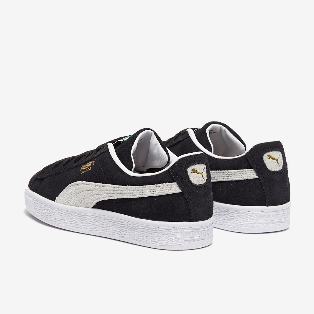 Puma Suede Classic Black White Trainers Mens Shoes