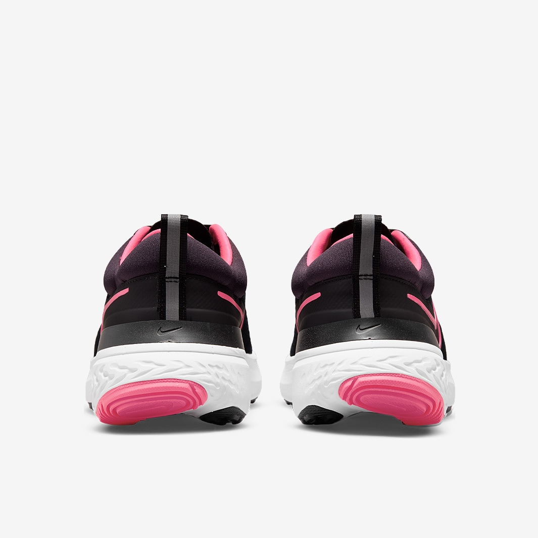 Nike Womens React Miler 2 - Black/Hyper Pink-Cave Purple - Womens Shoes