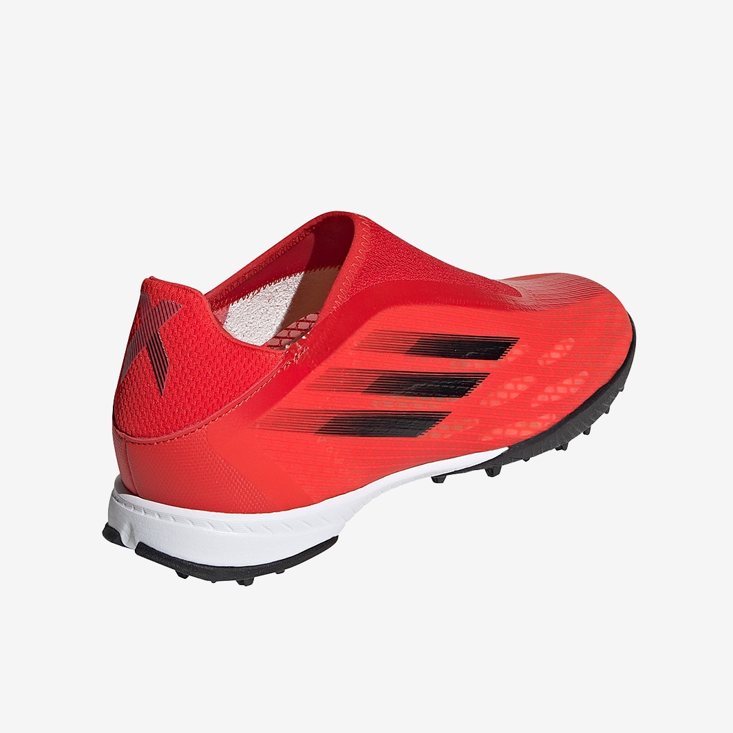 adidas X Speedflow .3 Laceless TF - Red/Core Black/Solar Red - Mens Boots