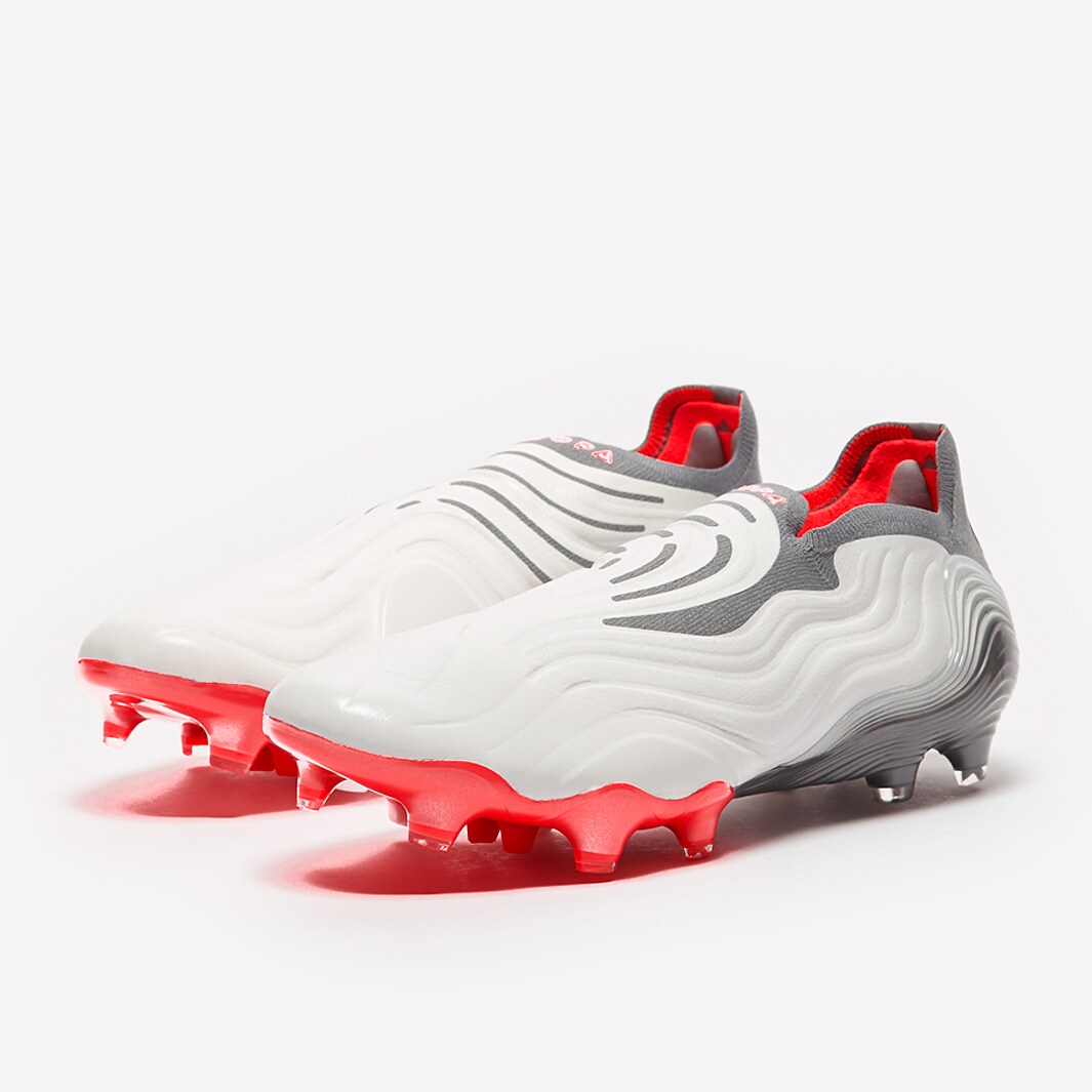 adidas Copa Sense+ FG - White/Solar Red/Iron Metallic - Mens adidas Copa Sense+ FG - White/Solar Red/Iron Metallic - Mens
