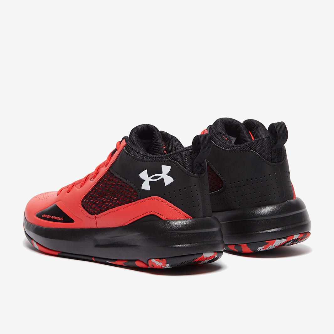 Under Armour Lockdown 5 - Versa Red/Black/White - Mens Shoes