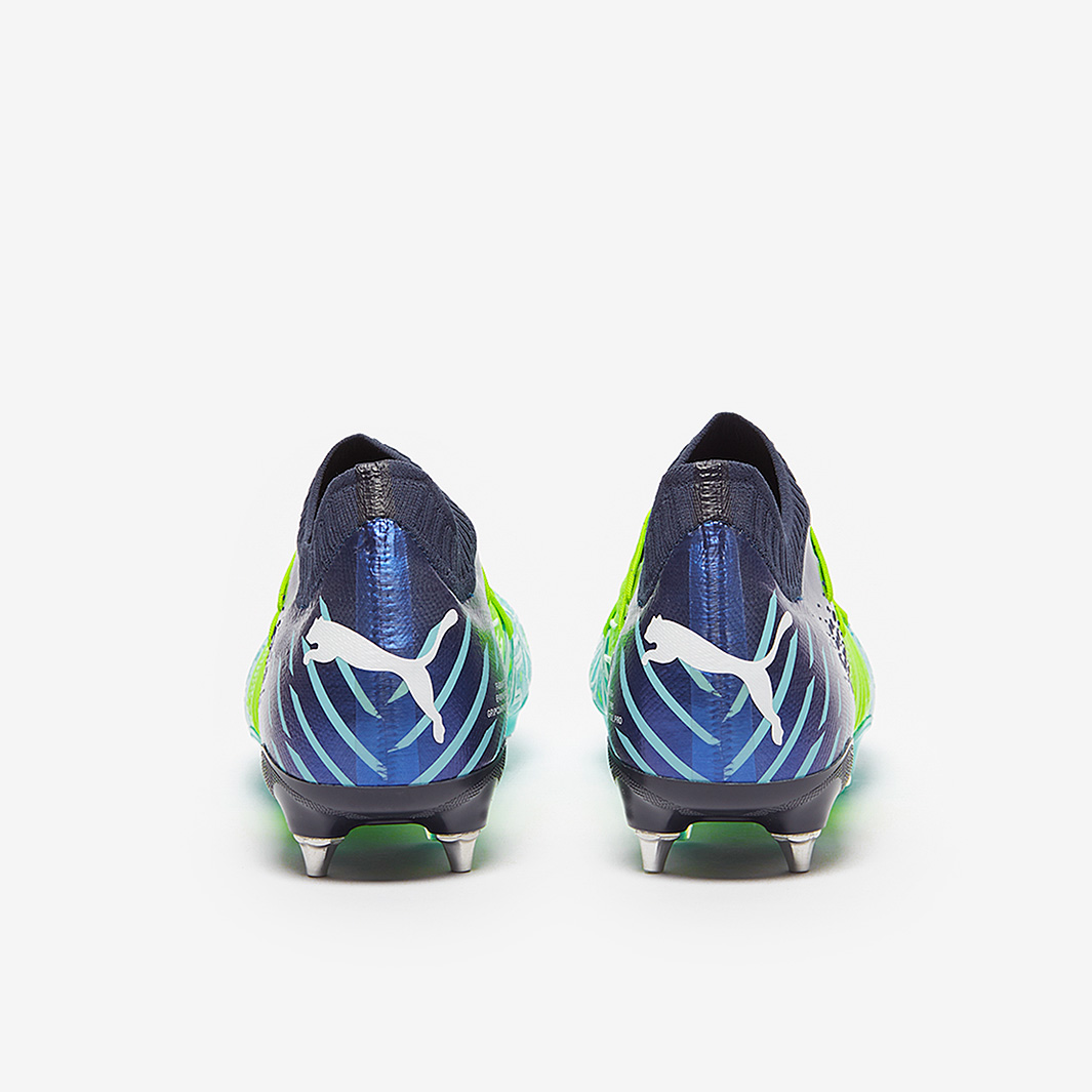 Puma Future Z 1.2 SG - Green Glare/Elektro Aqua/Spellbound - Mens Boots