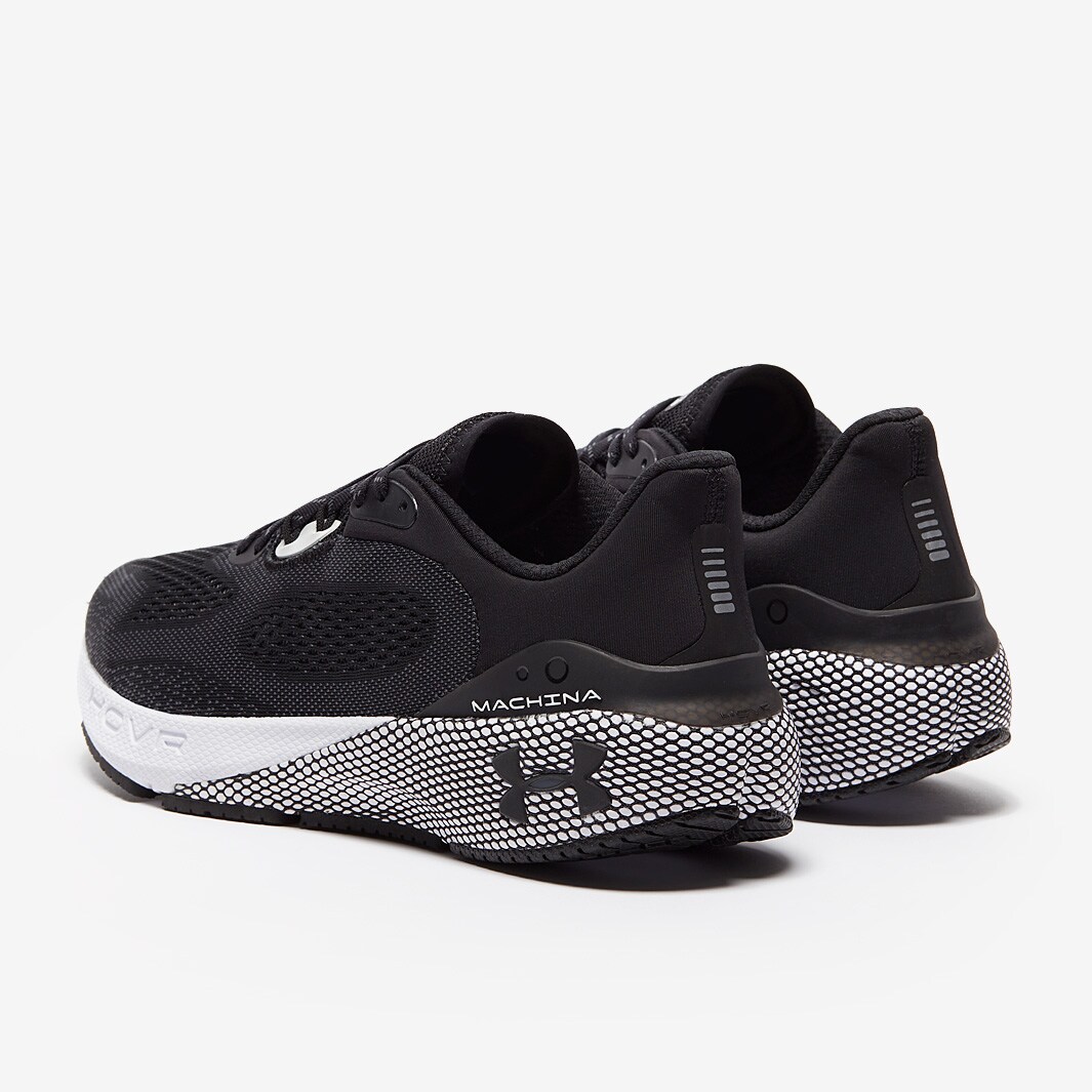 Under Armour HOVR Machina 3 - Black/White/Black - Mens Shoes
