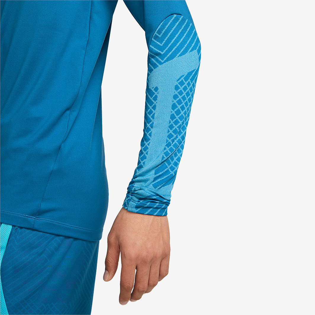 Camiseta Nike Dry Strike Drill - Oscuro Marina Azul/Azul Cloro/Rojo ...