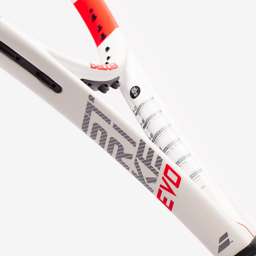 Babolat Strike Evo U - White/Black/Red - Mens Rackets