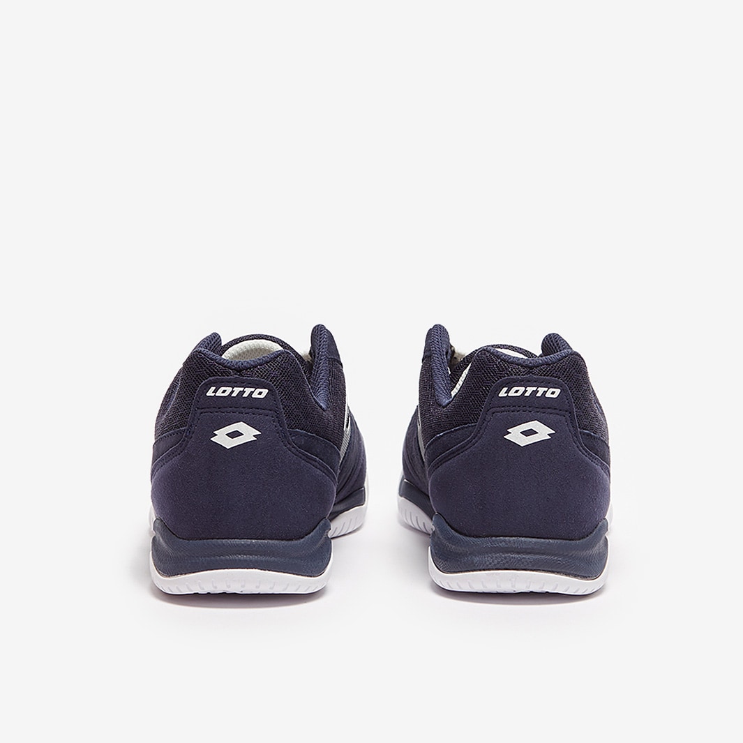 Lotto Tacto 201 Indoor - Navy Blue/Silver Metal 2/All White - Mens Boots