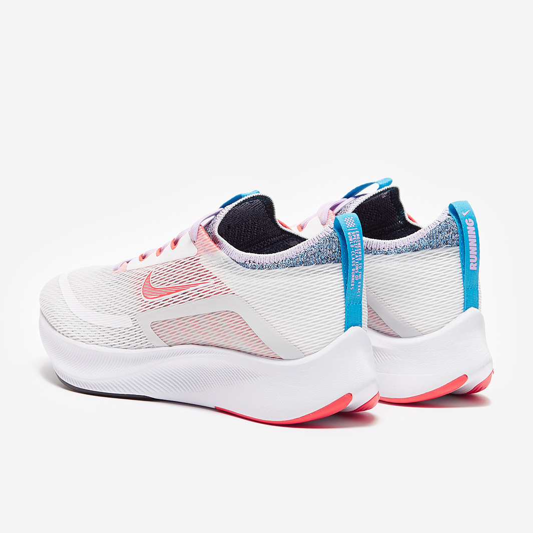 Nike Donna Zoom Fly 4 - Bianco/Team Arancione/Lilla/Laser Blu - Scarpe ...