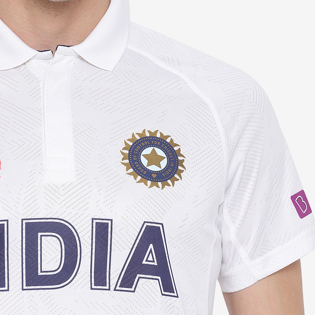 MPL India WTC Shirt - White - Cricket Replica