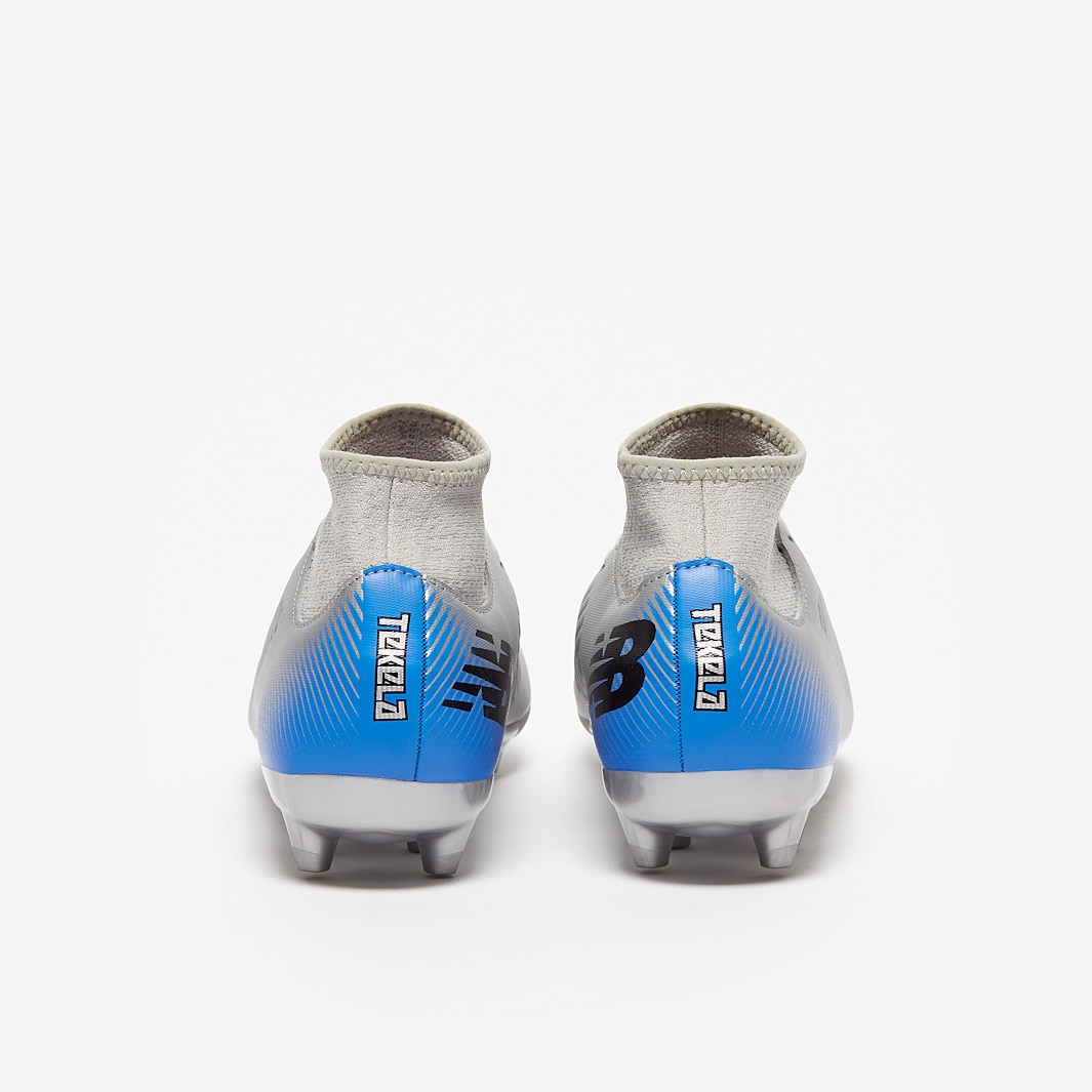 New Balance Tekela V4 Magique FG - Silver/Bright Lapis - Mens Boots ...