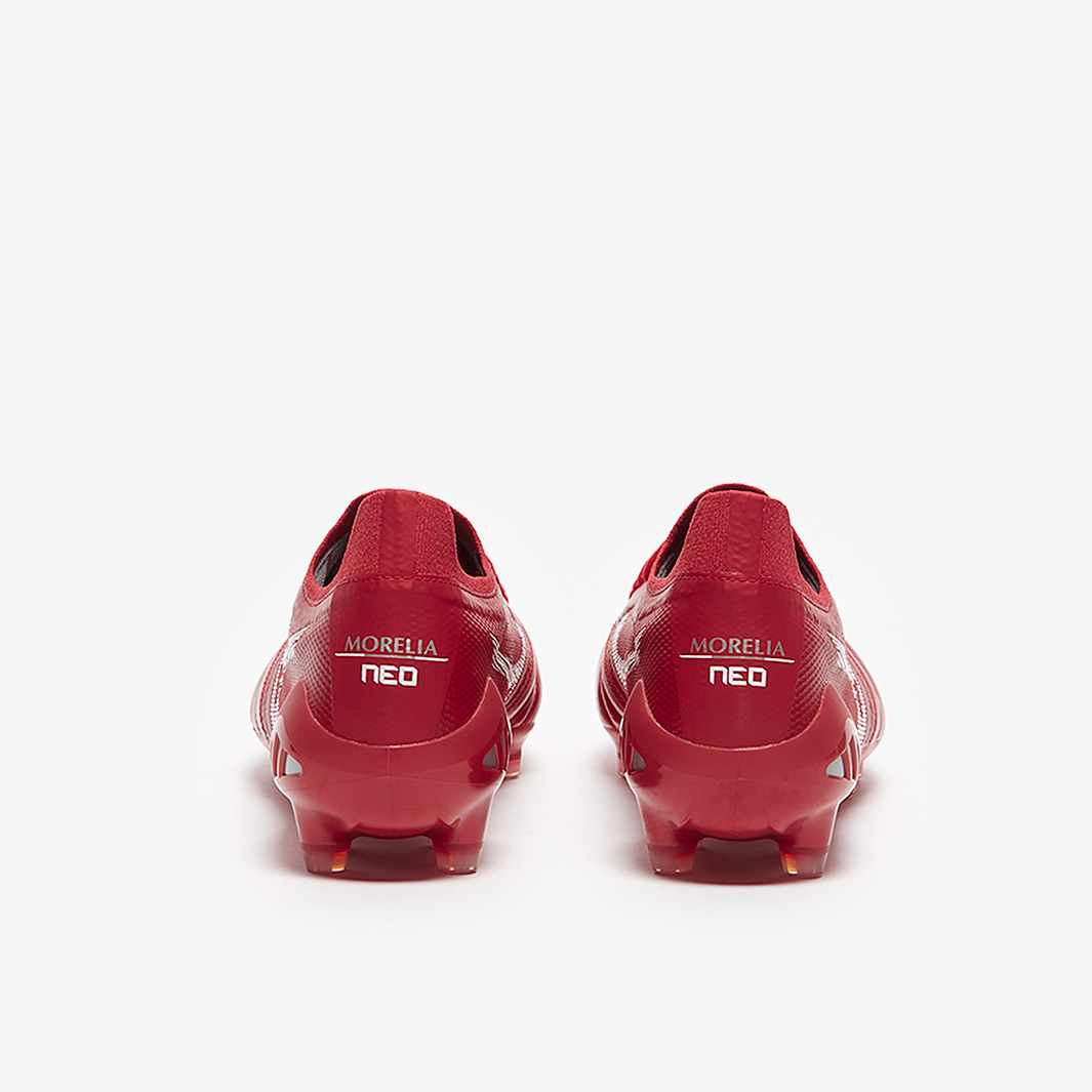 Mizuno Morelia Neo III ß Elite FG - High Risk Red/White/High Risk Red ...