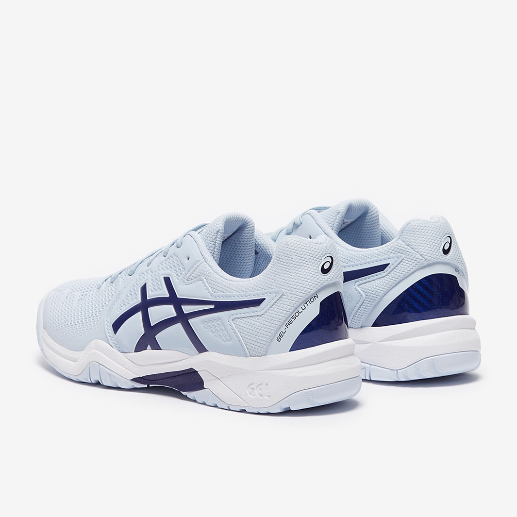 Asics Junior Gel-Resolution 8 GS - Soft Sky/Dive Blue - Girls Shoes