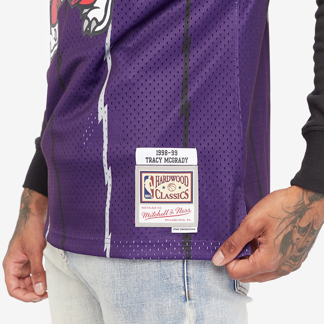 Mitchell And Ness Nba Toronto Raptors Swingman Jersey Purple Red Mens