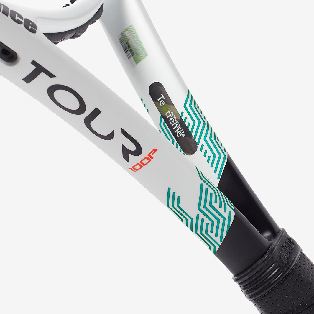 Prince Tour 100P (305g) Unstrung - White/Orange - Mens Rackets