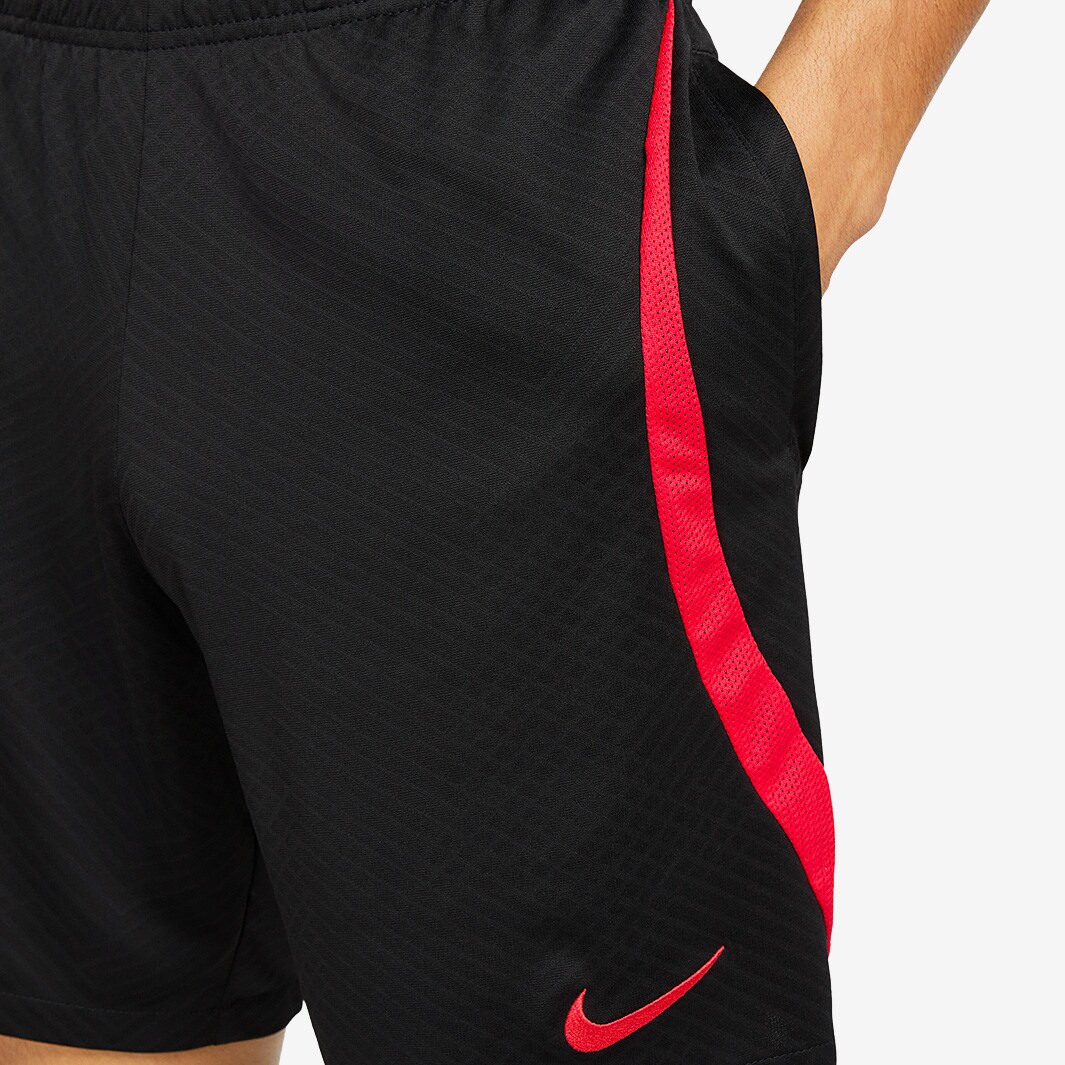 Pantalones cortos Nike Liverpool FC 22/23 Dri-Fit Strike Segunda equipación - Negro/Rojo Sirena ...