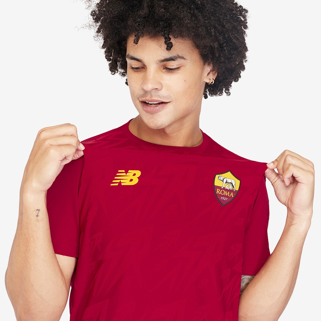 New Balance AS Roma 22/23 Pre-Game Shirt - No Colour - Mens Replica