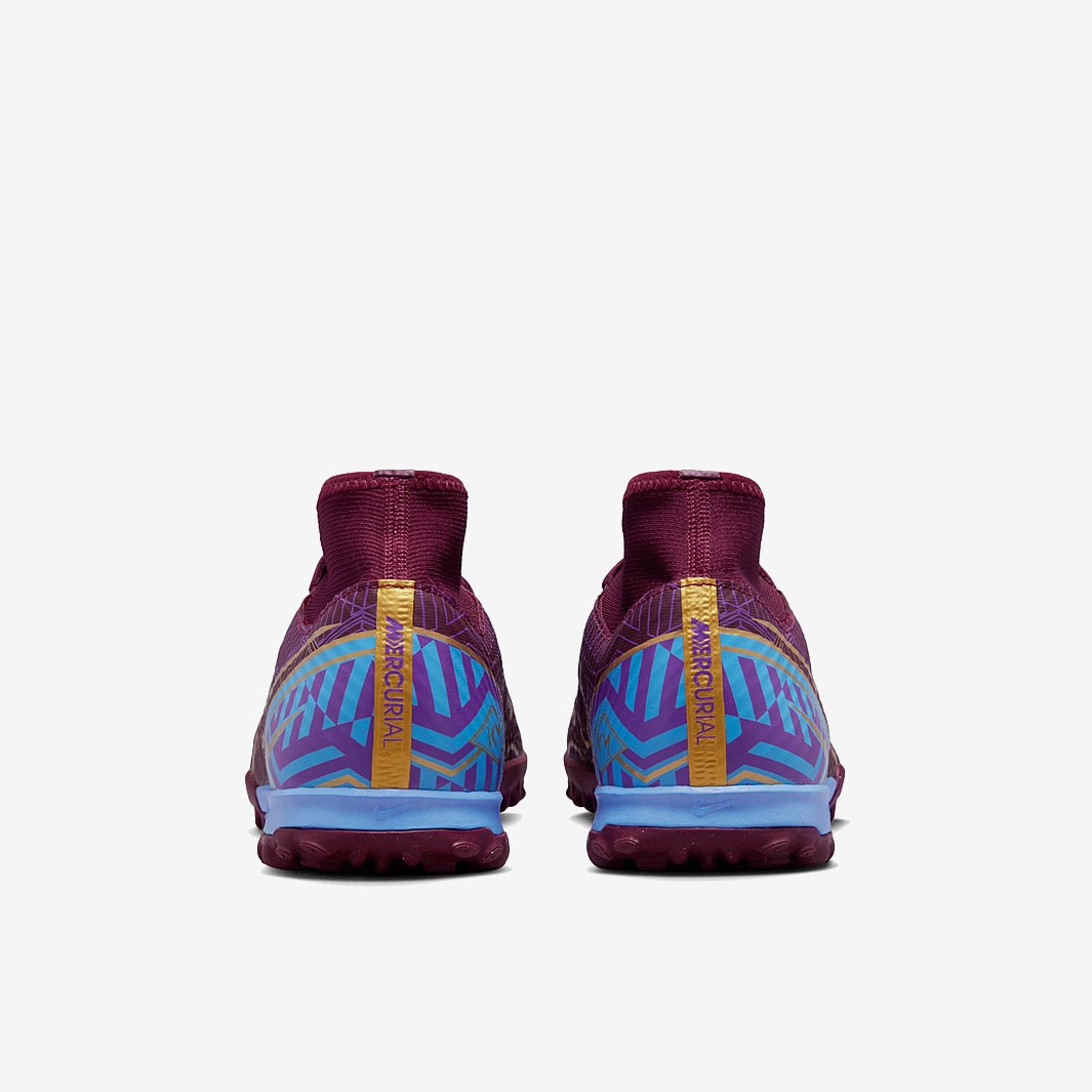 Nike Air Zoom Superfly 9 Academy TF - Dark Beetroot/Metallic Vivid Gold ...