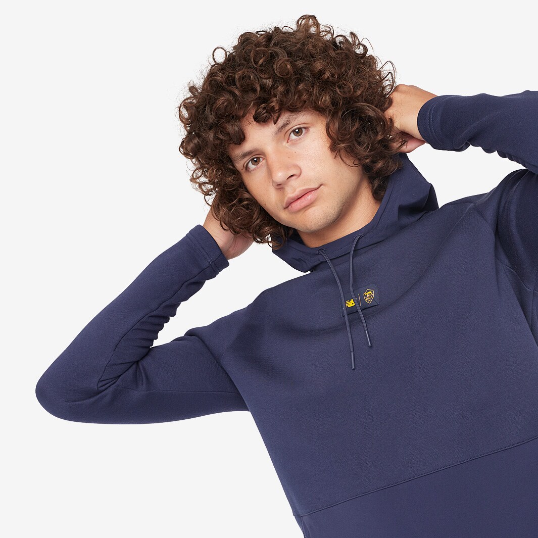 New Balance AS Roma Overhead Hoodie - Navy - Mens Replica | Pro:Direct ...