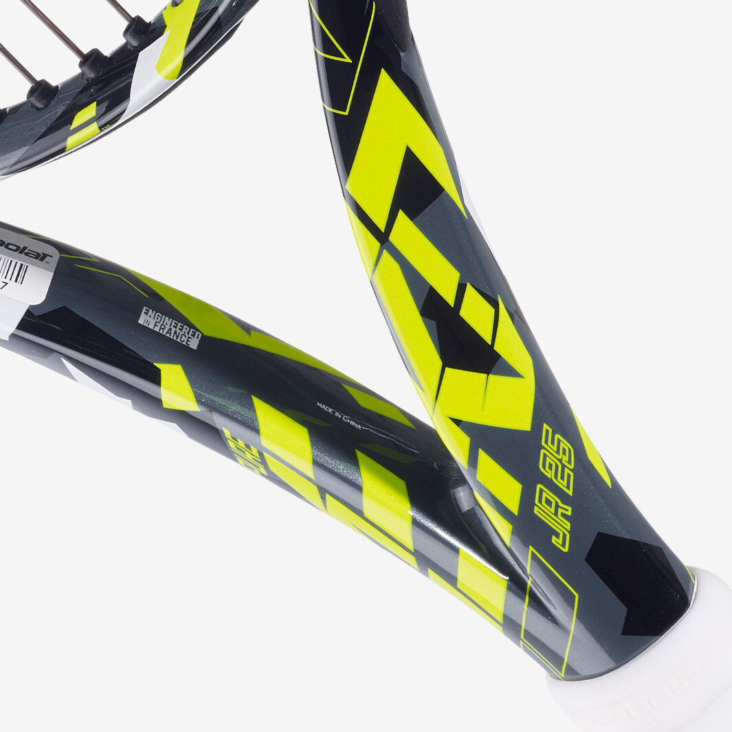 Babolat Pure Aero Junior 25 - Grey/Yellow/White - Boys Rackets