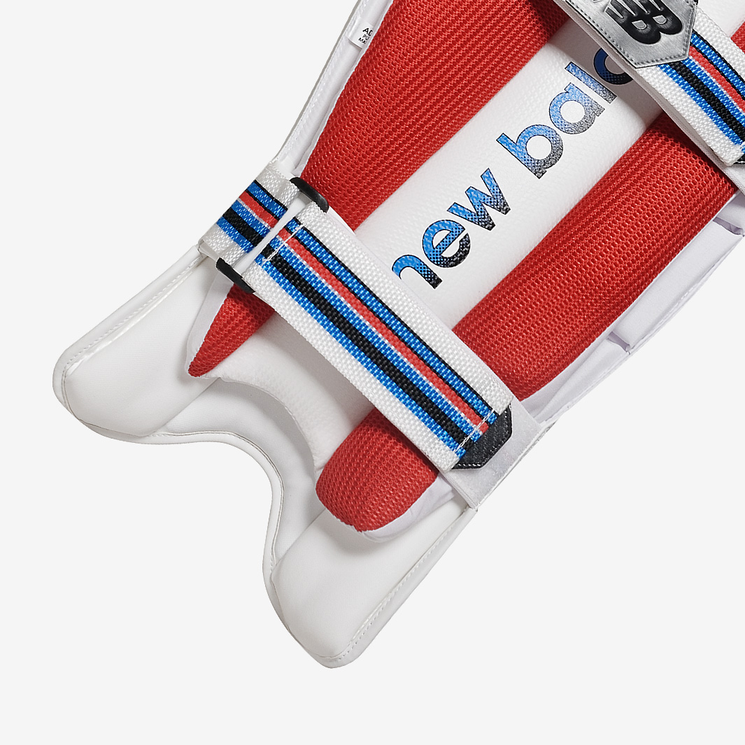 New Balance TC 1260 RH Batting Pads - White/Blue/Red - Batting Equipment
