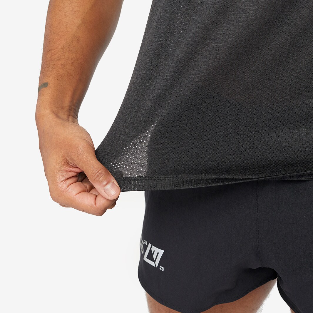 New Balance London Edition Impact Run Singlet - Black - Mens Clothing ...