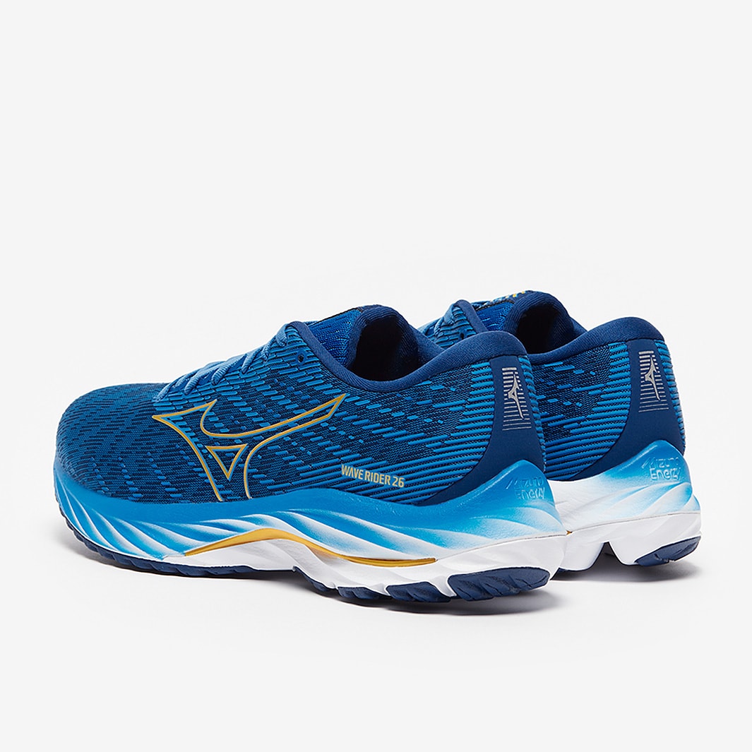 Mizuno Wave Rider 26 - Snorkel Blue/MP Gold/Estate Blue - Mens Shoes