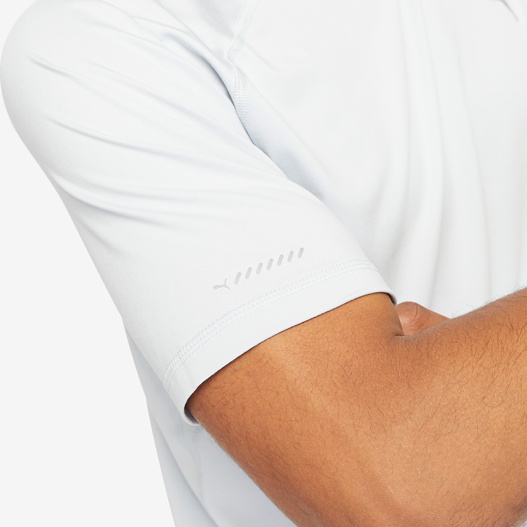Puma Run Cloudspun T-Shirt - Platinum Gray - Mens Clothing | Pro:Direct ...
