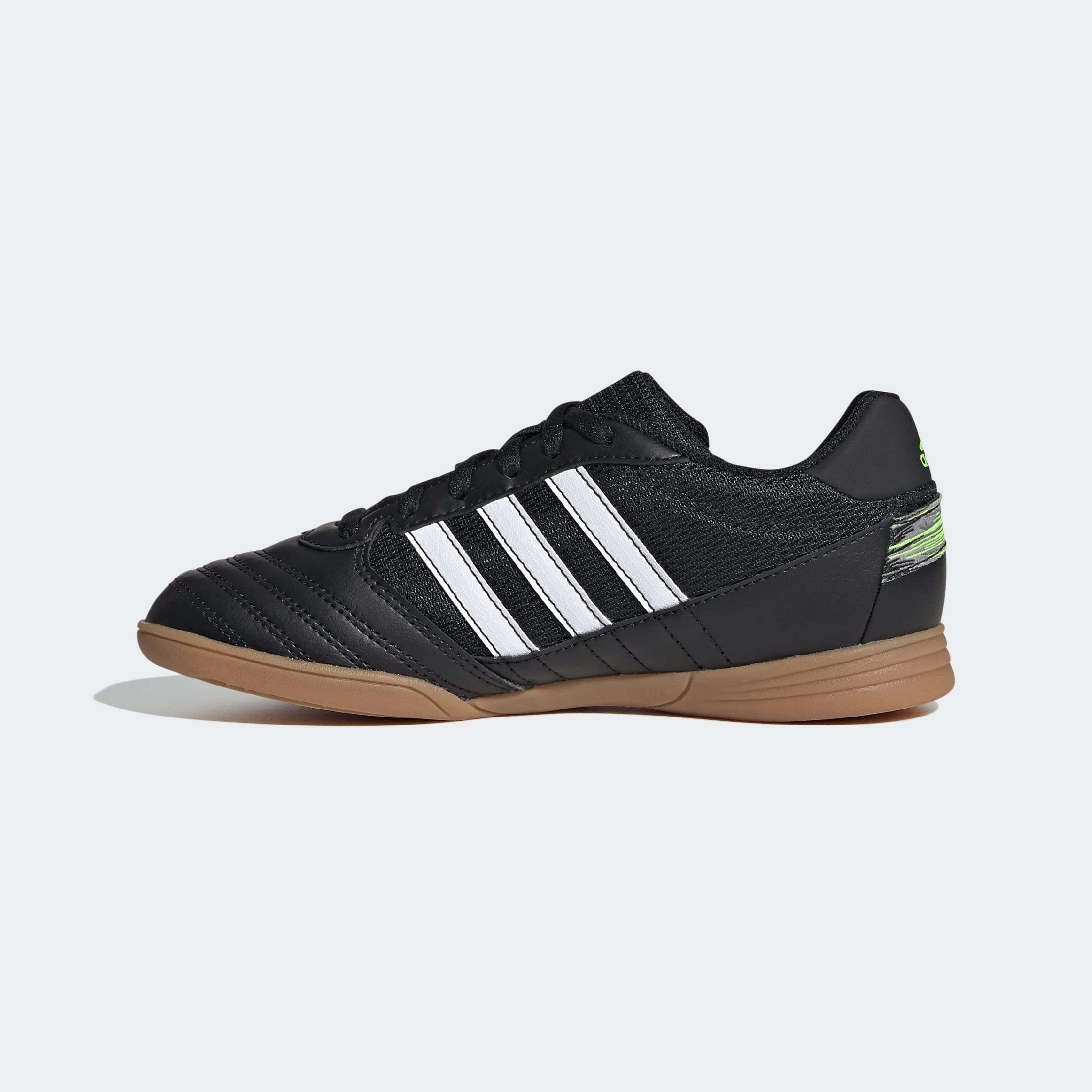 adidas Super Sala Boots Core Black / Cloud White / Solar Green Boys Shoes