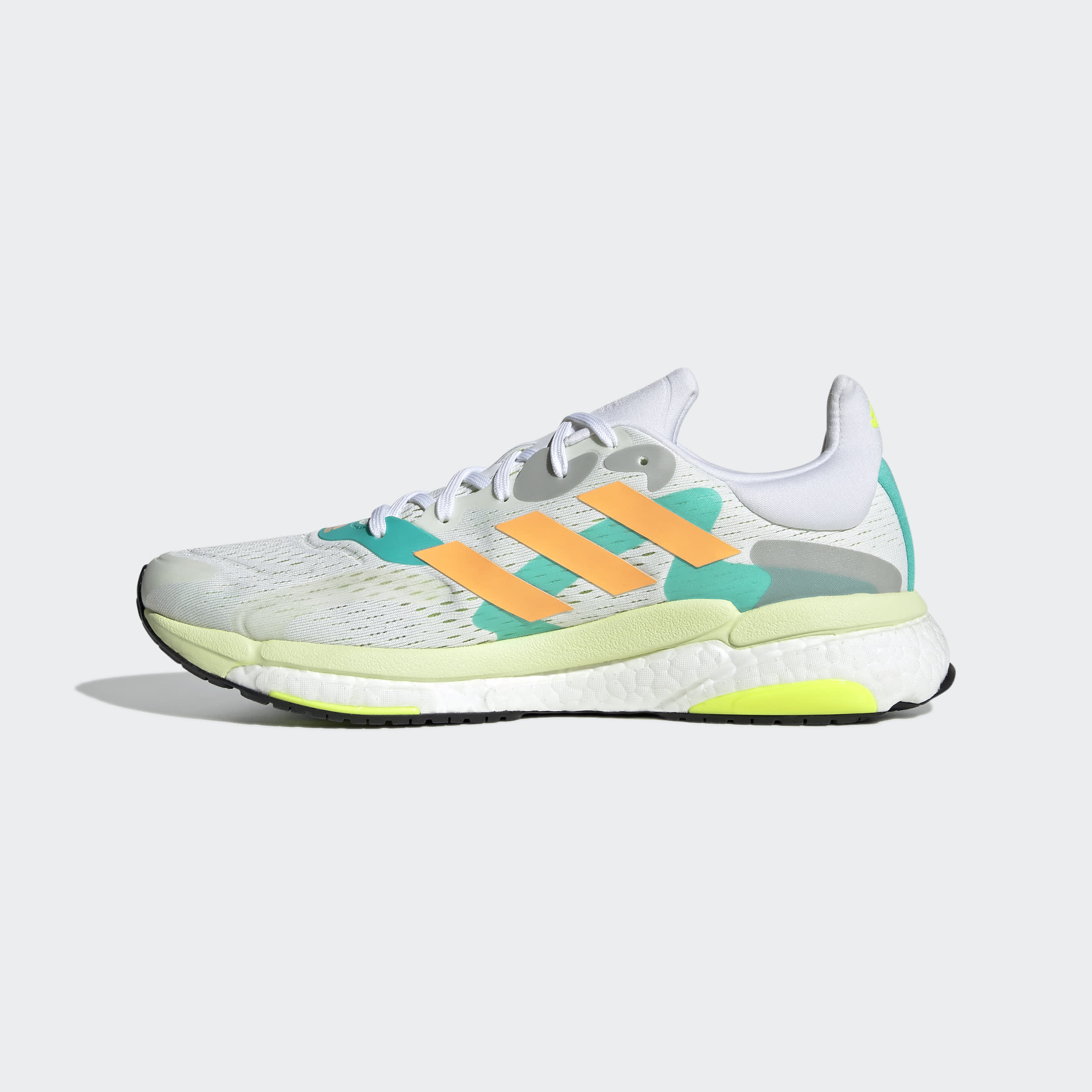 adidas Solar Boost 4 - Ftwr White/Flash Orange/Mint Rush - Mens Shoes