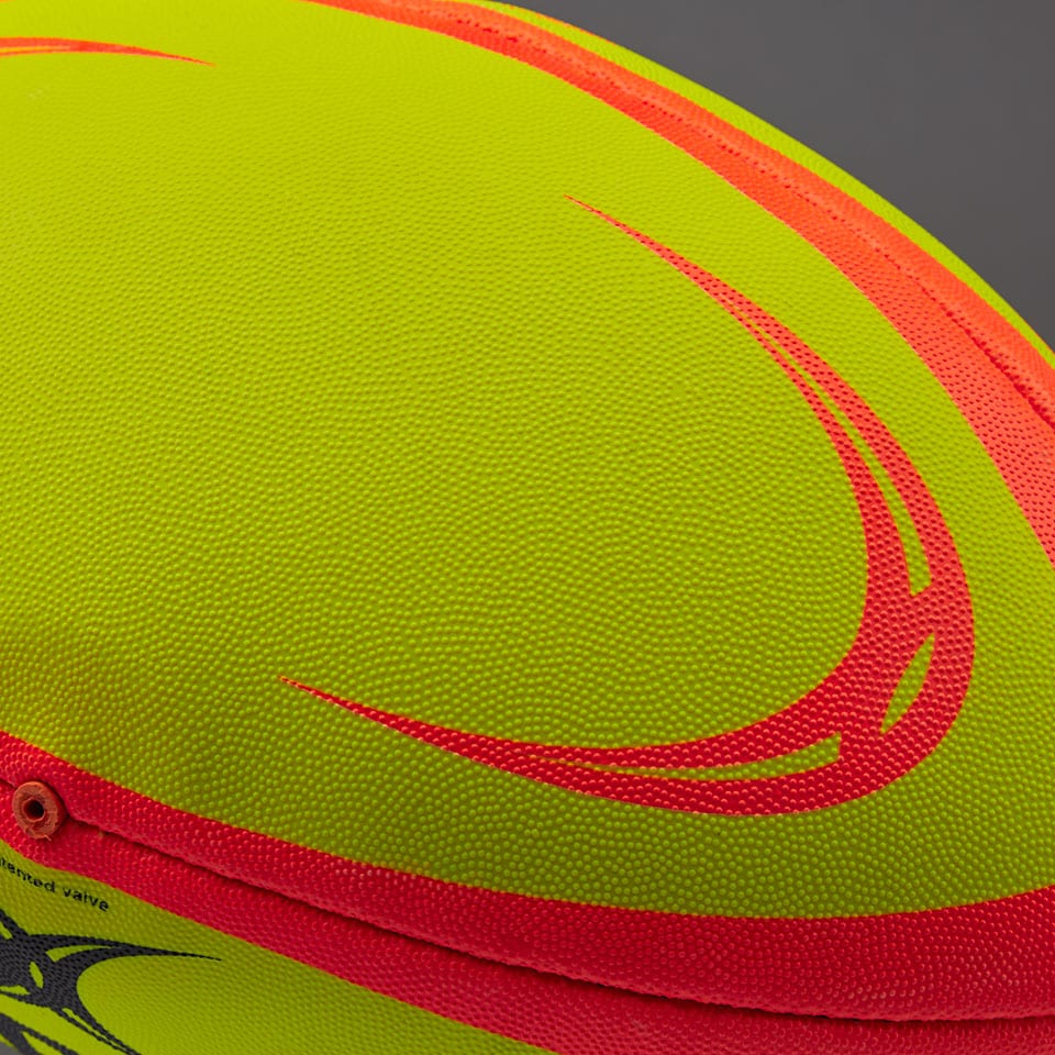 Rugby Balls - Gilbert Omega Rugby Match Ball - Fluorescent - Match