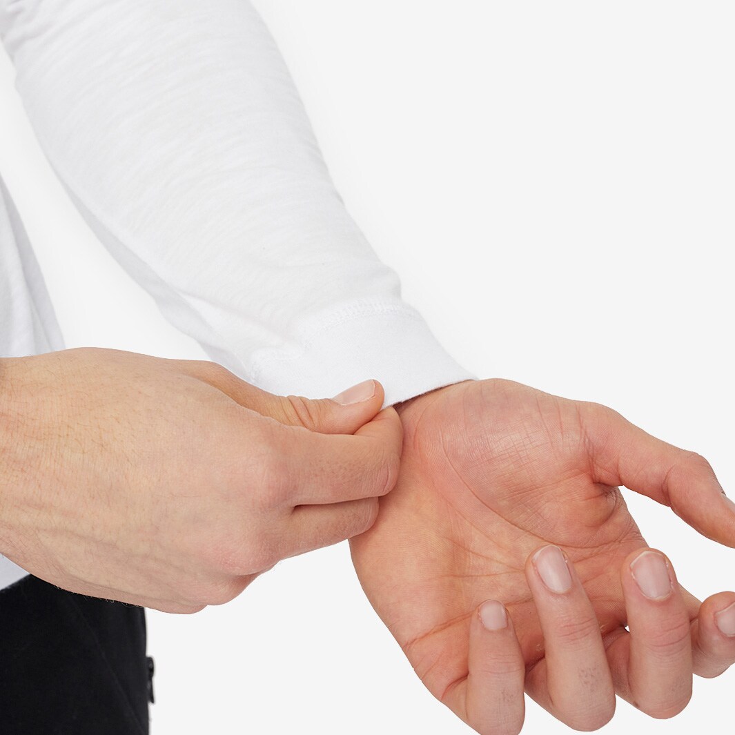 dounlimited Mens Trackstar Long Sleeve T-Shirt - Mens Clothing - White