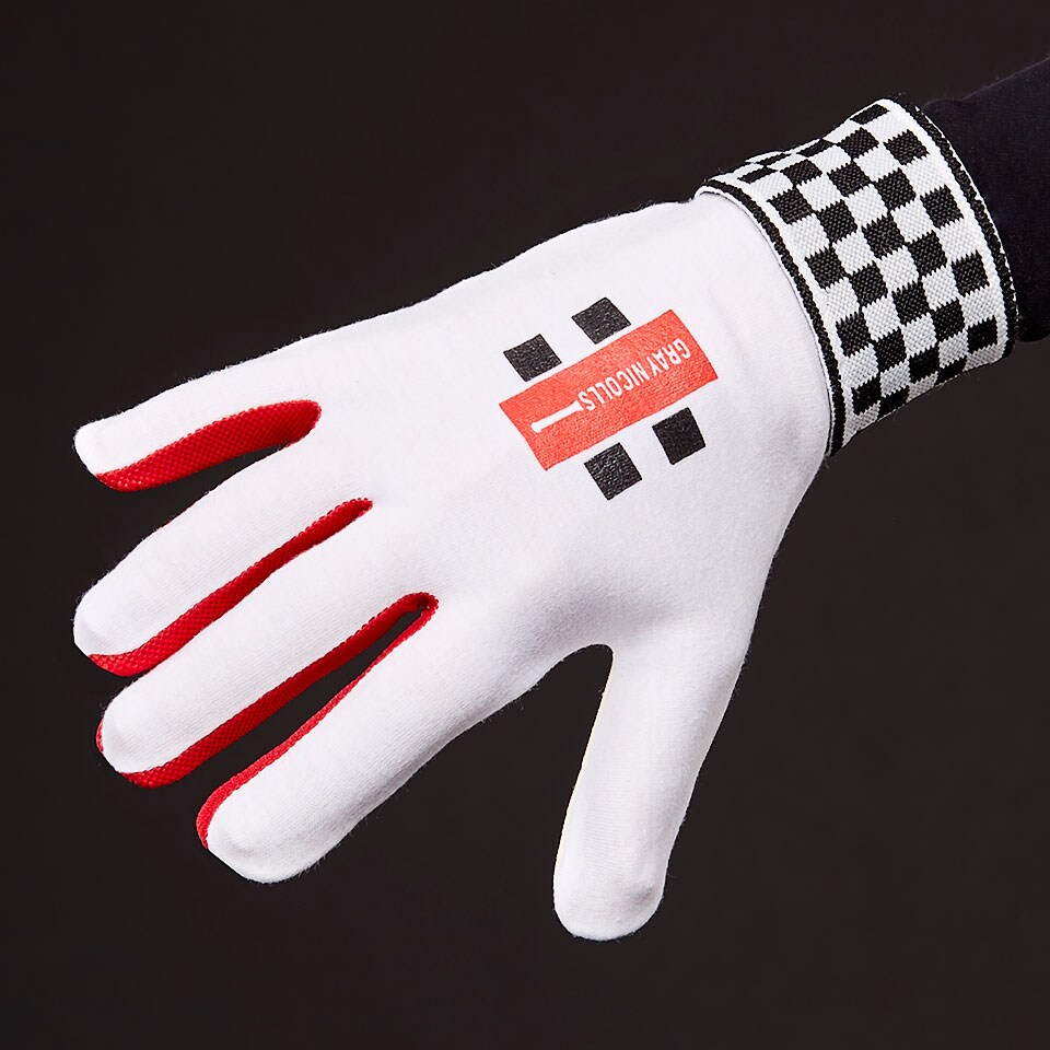 Gray-Nicolls Chamois Padded Wicket Keeping Inners - White - Wicket ...
