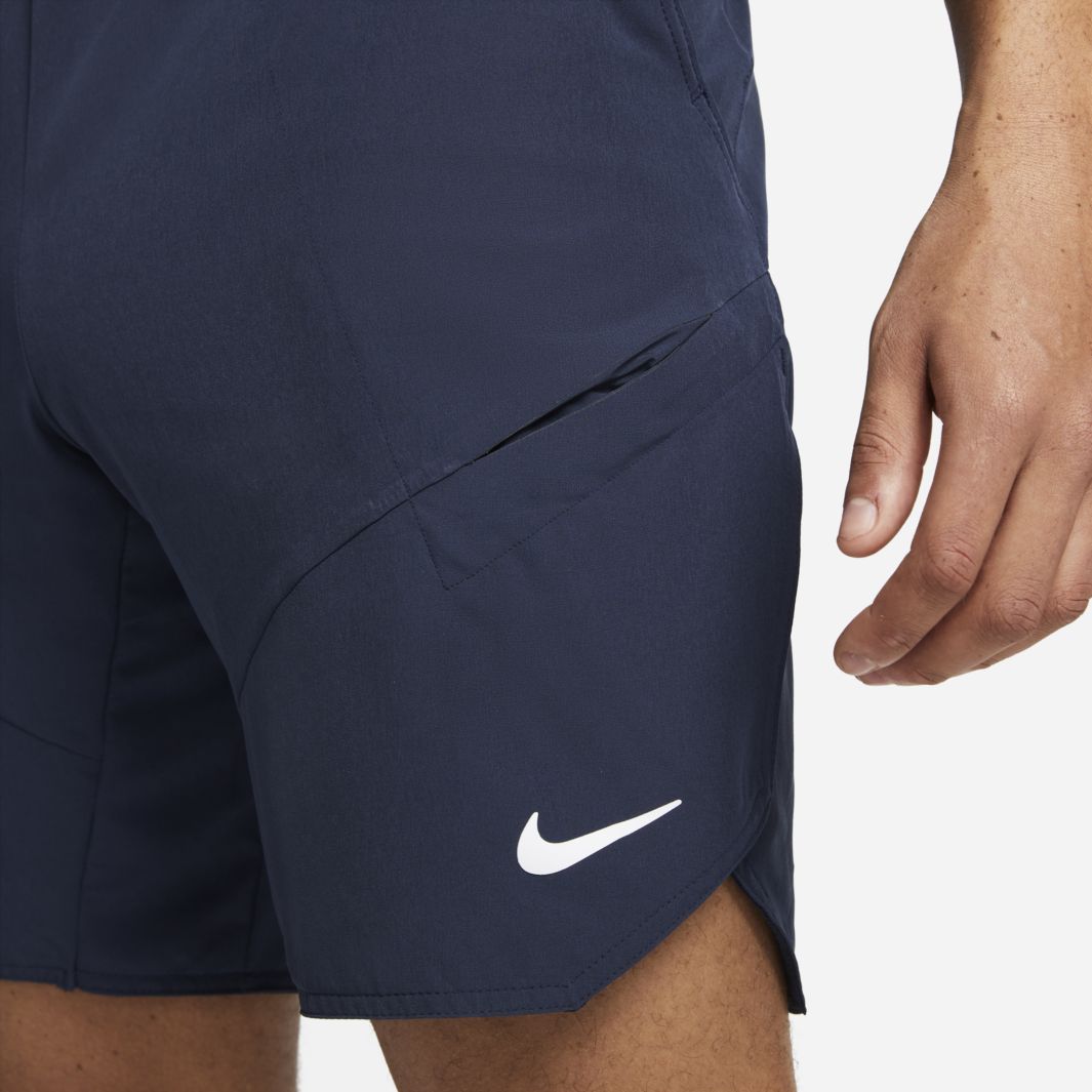 Nike Court Dri-FIT Advantage 9in Short - Obsidian/White - Mens Clothing