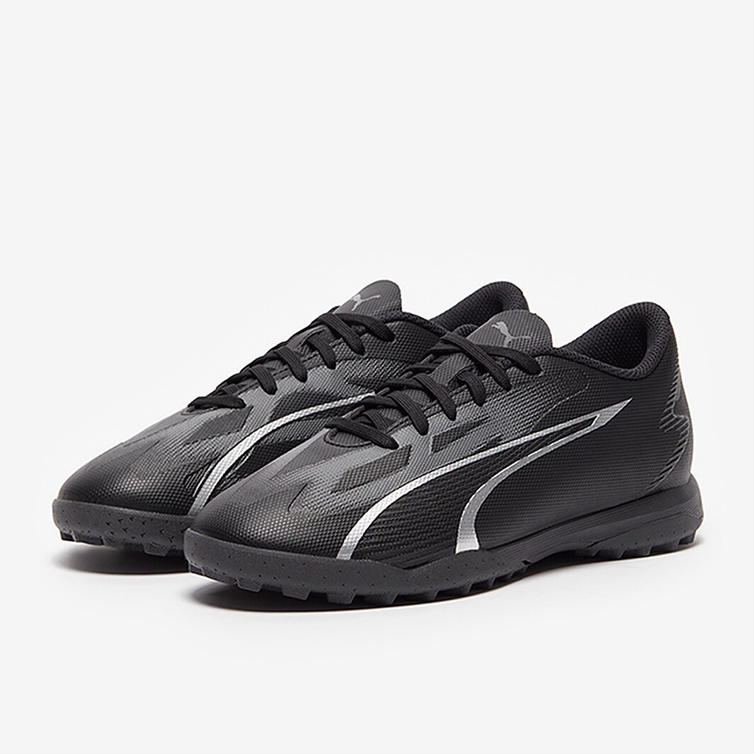 Puma Kids Ultra Play FG/AG - Puma Black/Asphalt - Junior Cleats