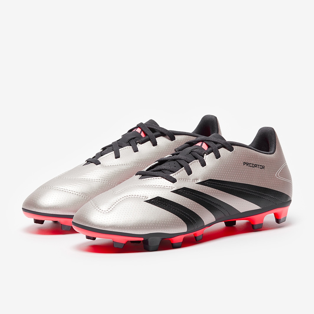 adidas Predator Club Firm Ground - Platin Met/Aurora Black adidas Predator Club Firm Ground - Platin Met/Aurora Black