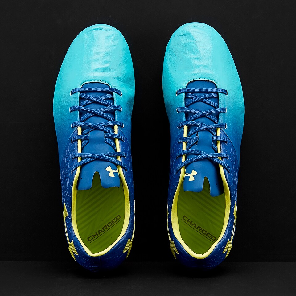 chaussures homme - Under Armour Magnetico Premiere FG - Teal Punch ...