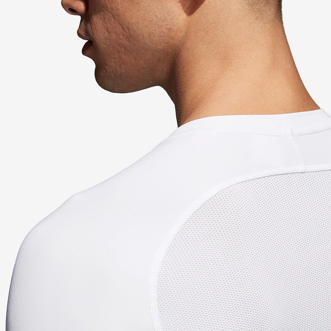 Adidas Alpha Skin Sport Lst Mens Base Layer Compression White