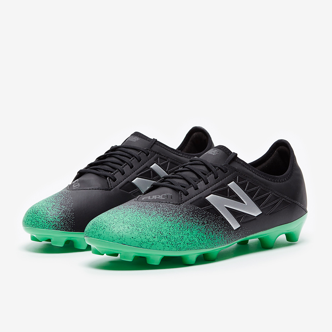 New Balance Furon V5 Dispatch AG - Black/Green - Artificial Grass ...