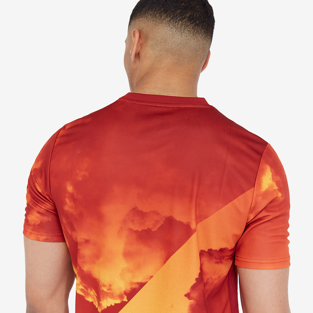 Nike AS Roma 2019/20 Dry SS Top - University Gold/University Gold ...