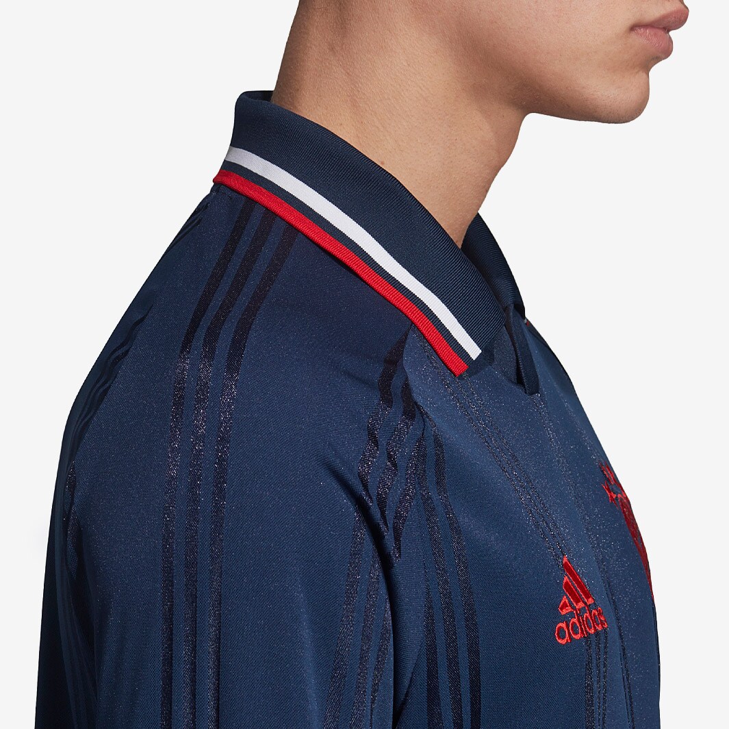 adidas FC Bayern Munich 2019/20 Icons Tee Long Sleeve - Collegiate Navy ...