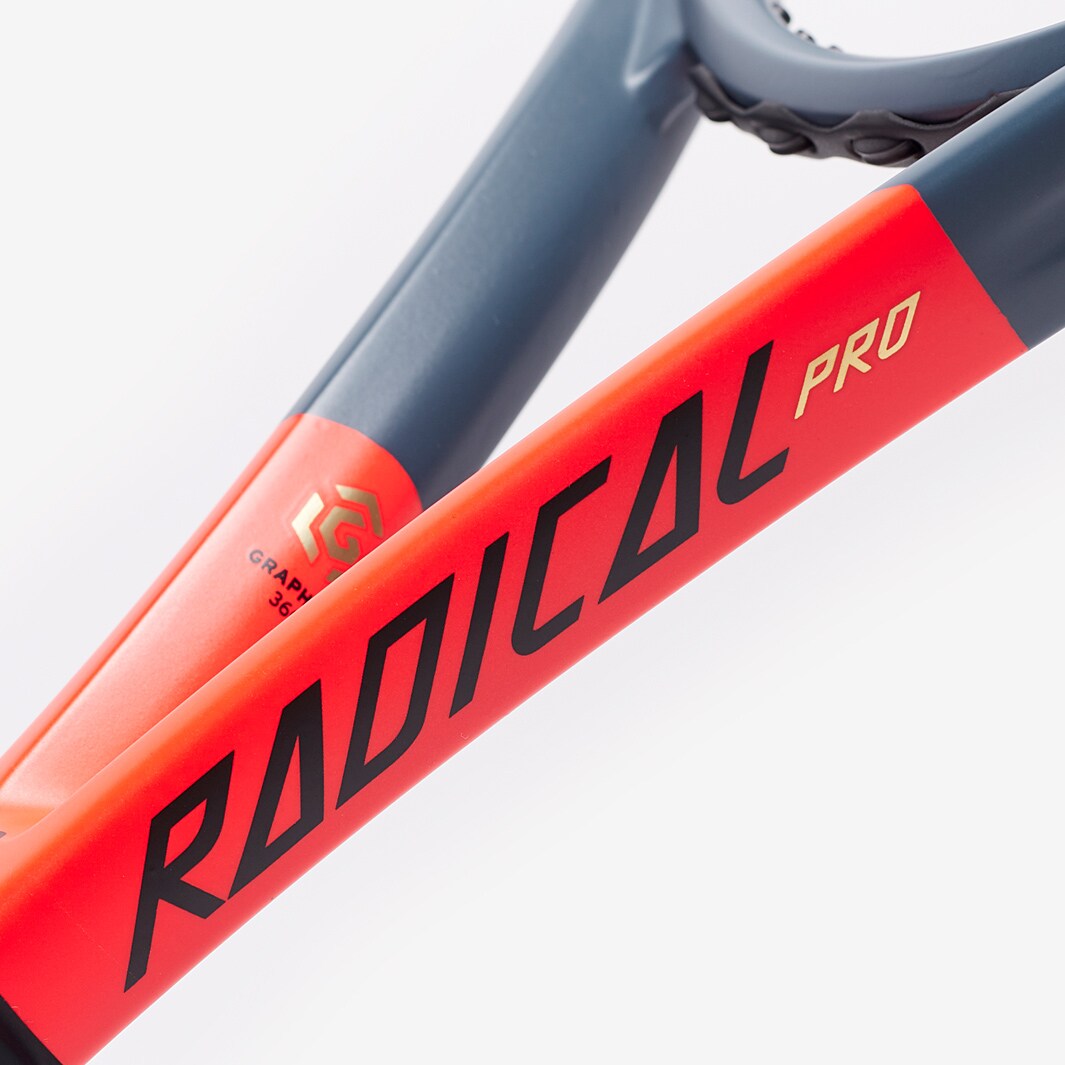 HEAD Graphene 360 Radical Pro - Grey/Orange - Mens Rackets