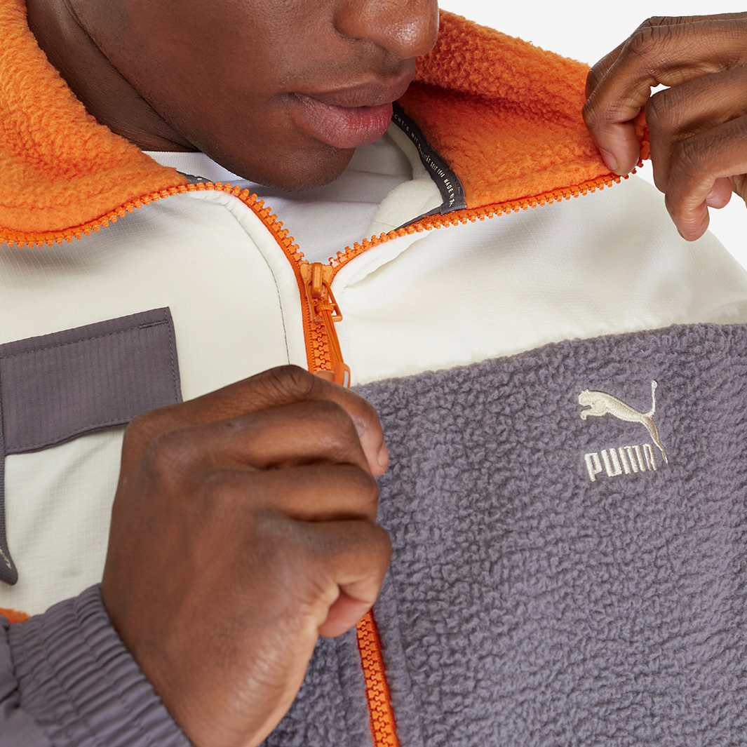 Puma XTG Trail Woven FZ Jacket - Castlerock - Mens Clothing