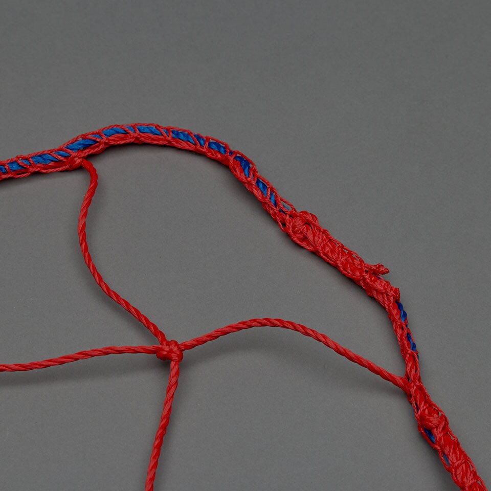 Pro Direct - Diamond - Goal Nets - Striped Netting - Blue / Red