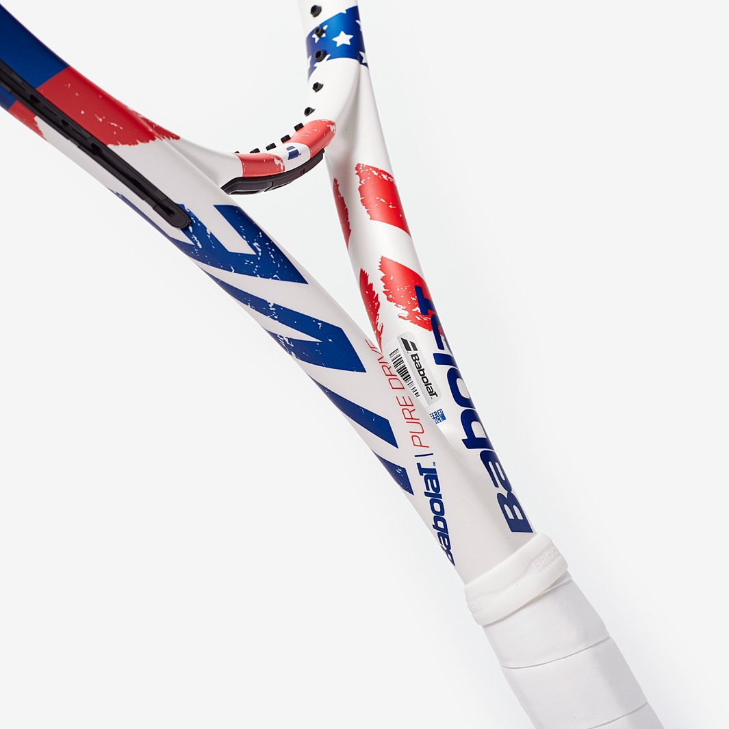 Babolat Pure Drive USA Unstrung - Blue/White/Red - Mens Rackets