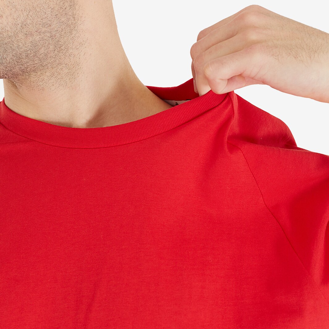 adidas Tango Tape Tee - Scarlet - Mens Clothing - Tops