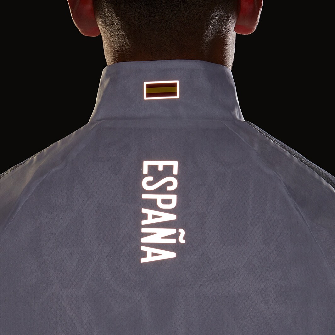 Chaqueta adidas España 2020 EU - Blanco/Gris ceniza - Ropa oficial para ...