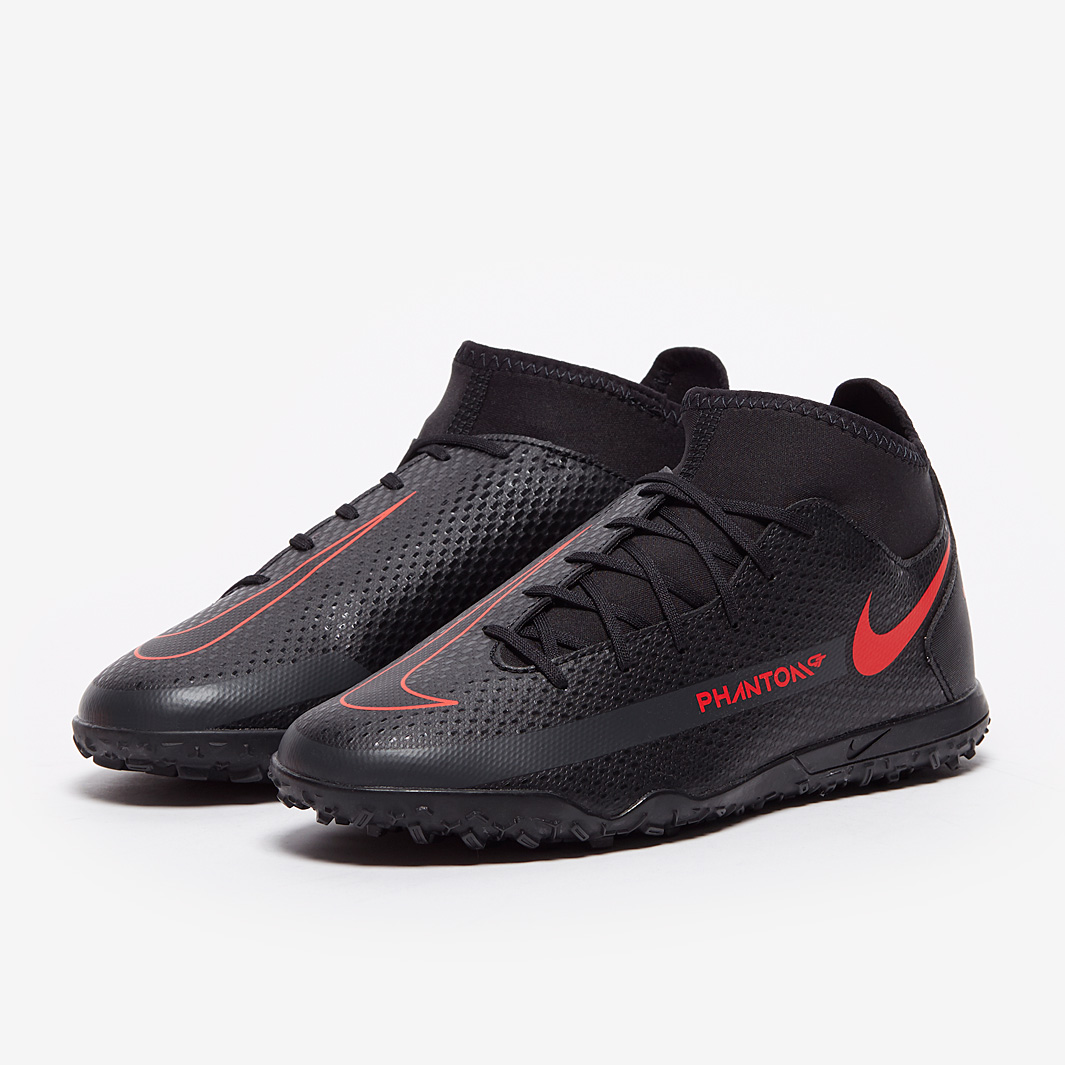 Nike Kids Phantom GT Club DF TF - Black/Chile Red/Dark Smoke Grey ...