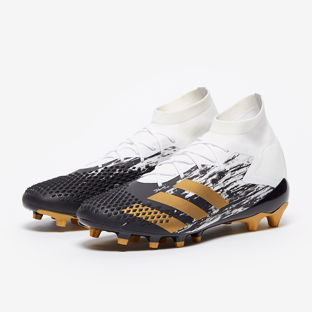 adidas Predator Mutator .1 AG - Blanco/Dorado metalizado/Negro-Botas de ...