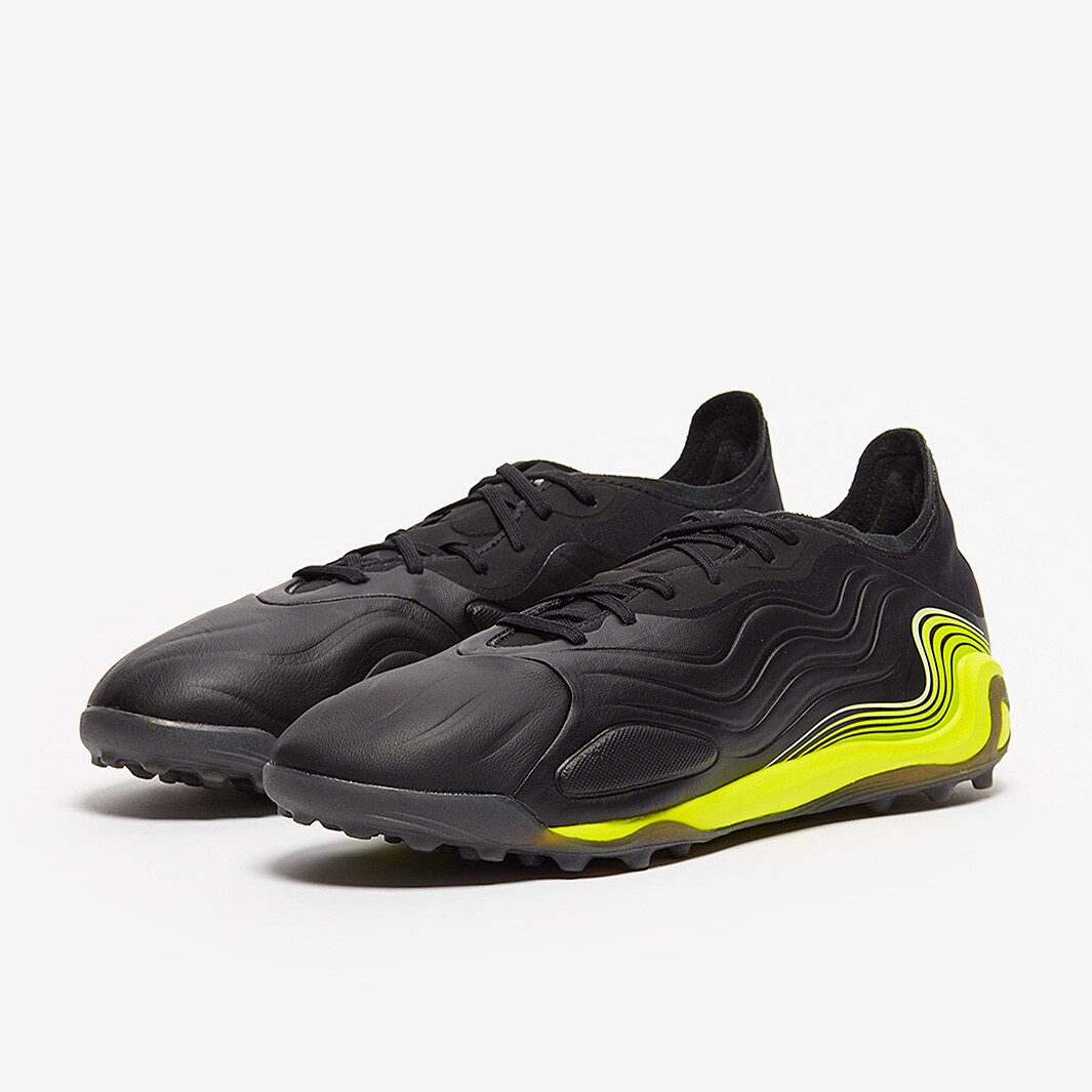 adidas Copa Sense .1 TF - Core Black/White/Solar Yellow - Turf - Mens ...
