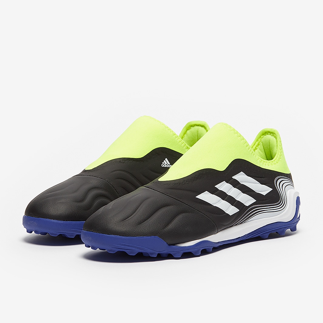 adidas Copa Sense .3 Sin Cordones TF - Negro/Blanco/Amarillo Solar ...